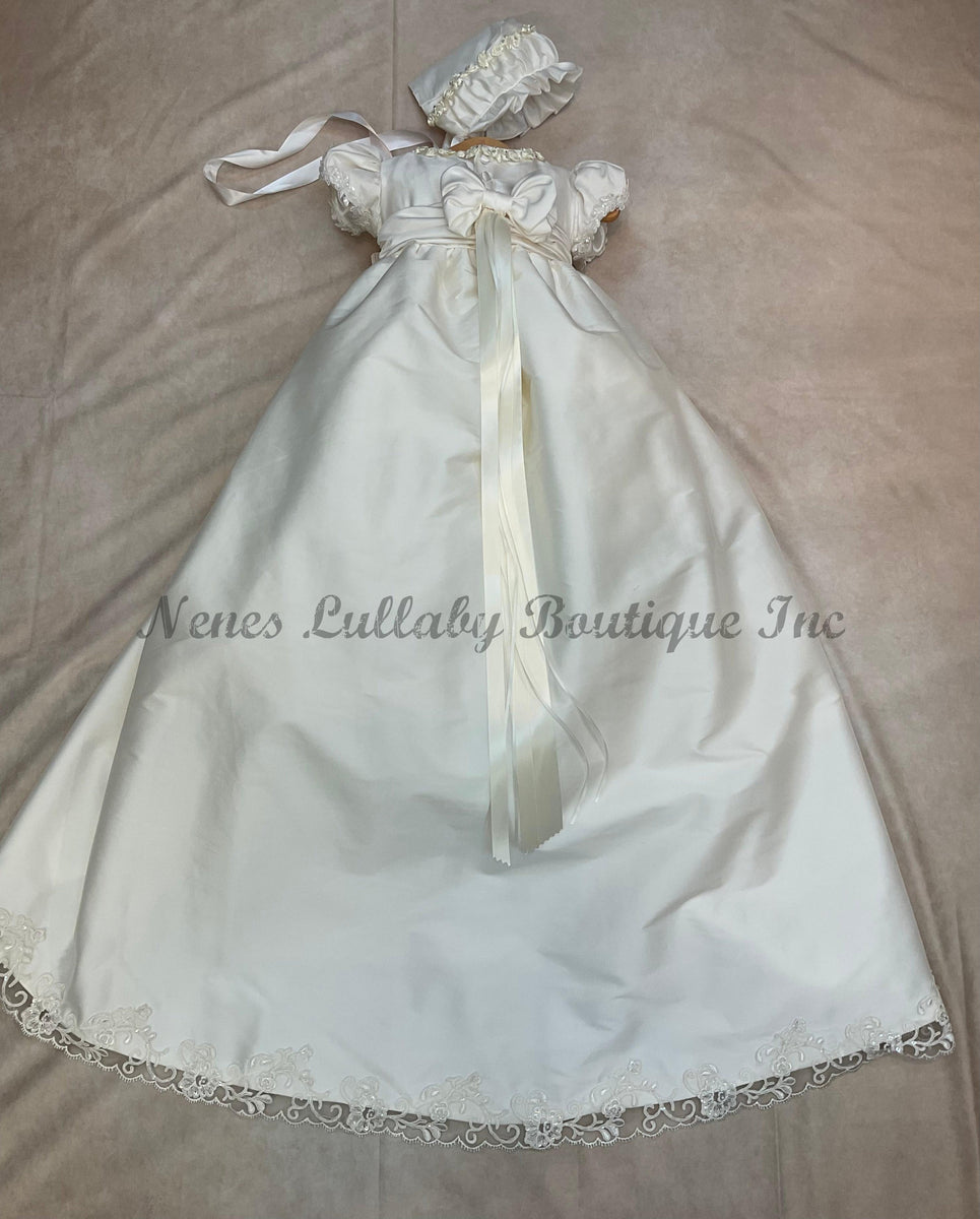 Colleen-2024-all-100-White-Silk-Christening-Baptism-Gown-by-Piccolo ...
